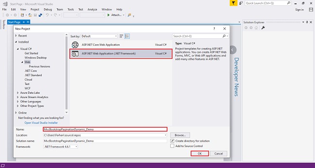 Bootstrap Pagination Dynamically In ASP.NET MVC Bootstrap Pagination Dynamically In ASP.NET MVC